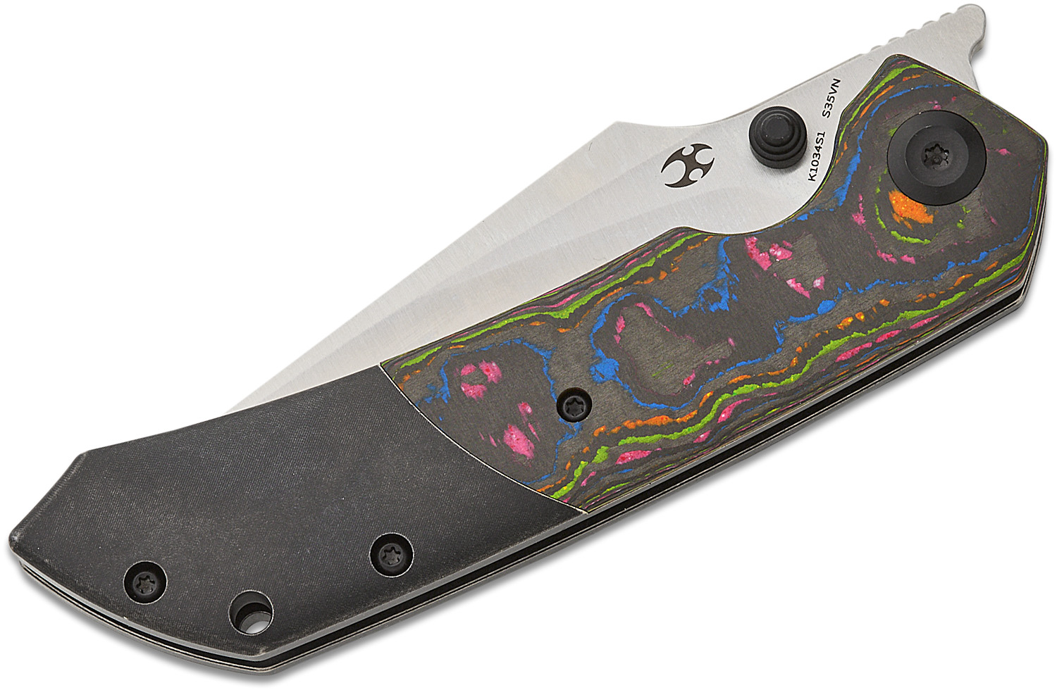 Kansept Knives Fenrir Liner Lock Front Flipper 3.48" CPM-S35VN Satin ...