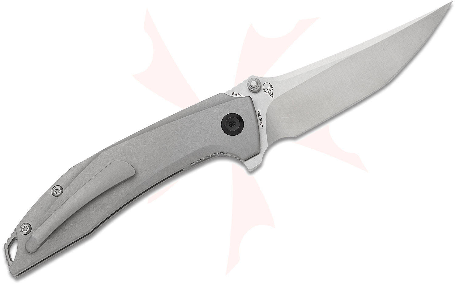 Kansept Knives Greg Schob Baku Liner Lock Flipper Knife 3.2" CPM-S35VN ...