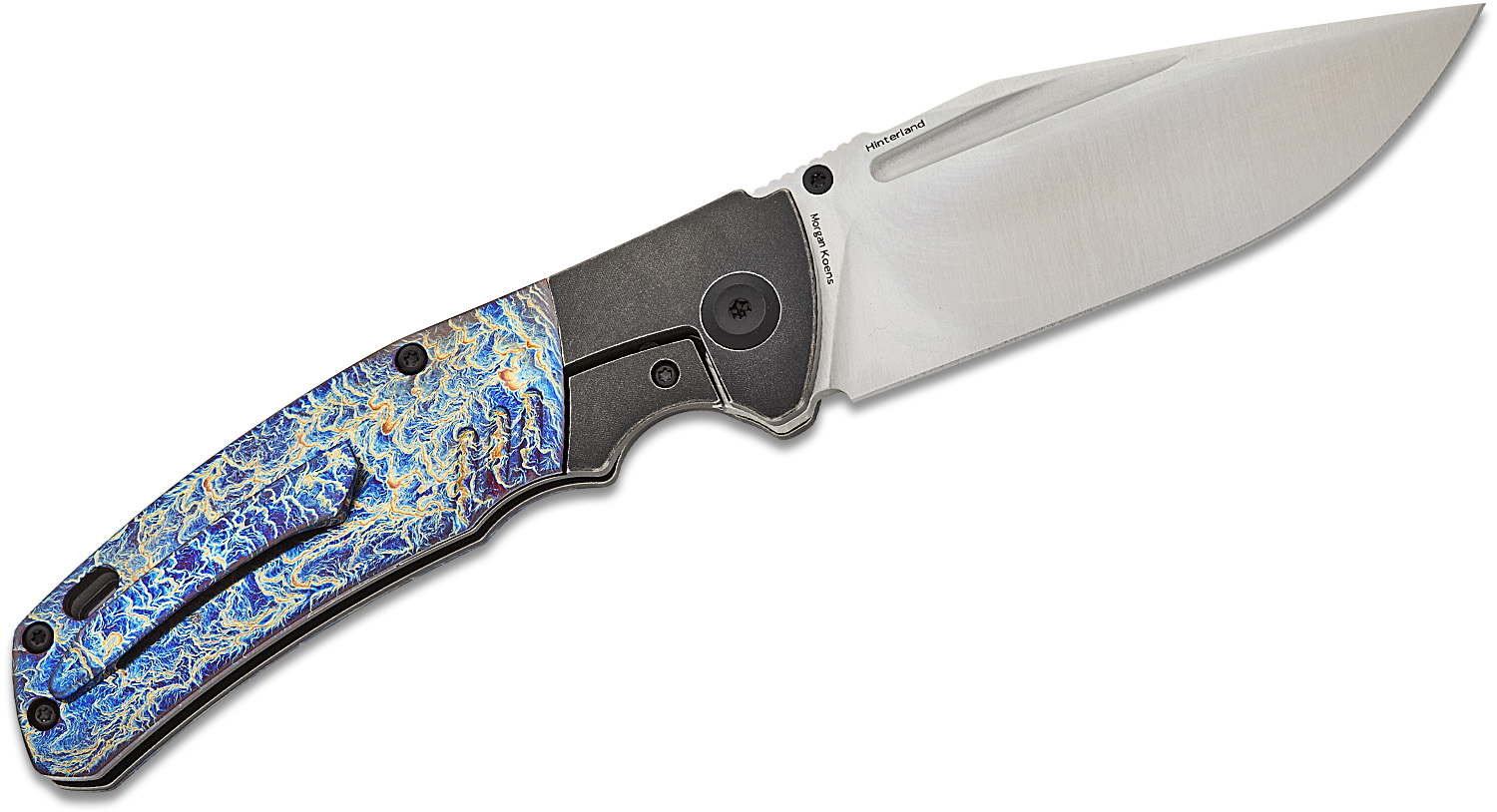 Kansept Knives Morgan Koens Hinterland Folding Knife 3.58" CPM-S35VN ...