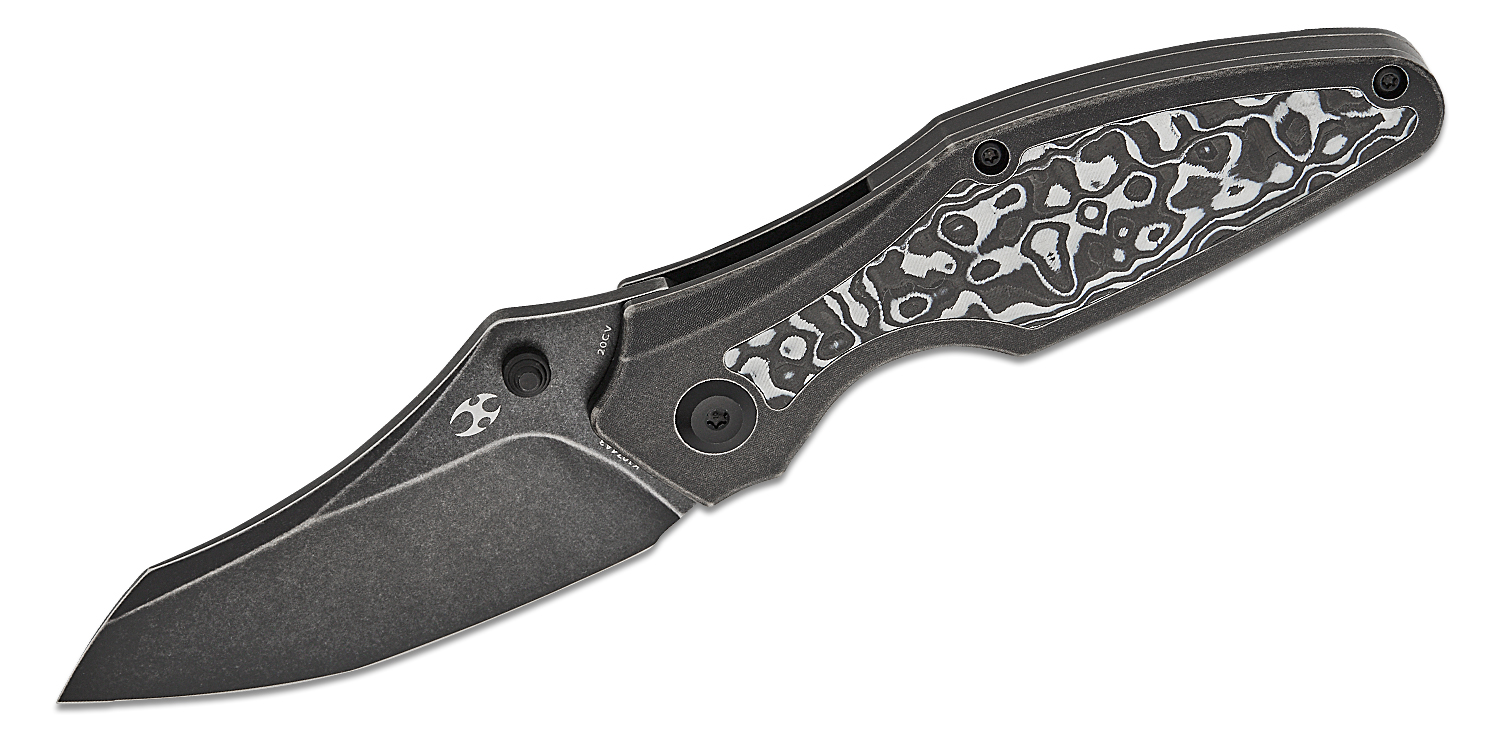 Kansept Knives Greg Schob Baba Yaga Frame Lock Folding Knife 3.06" CPM ...