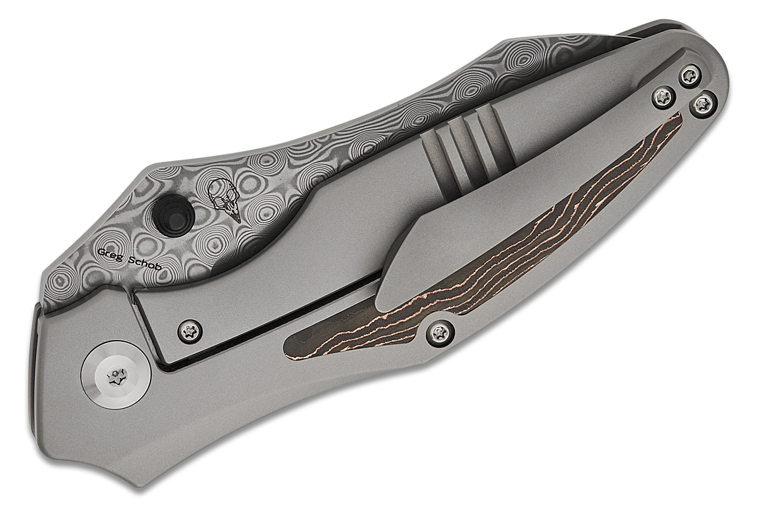 Kansept Knives Greg Schob Baba Yaga Frame Lock Folding Knife 3.06 ...