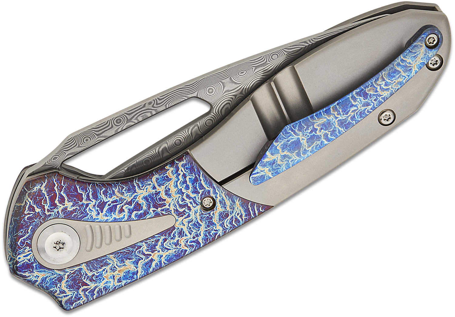 Kansept Knives Greg Schob Thoth Bolstered Frame Lock Folding Knife 3.43 ...