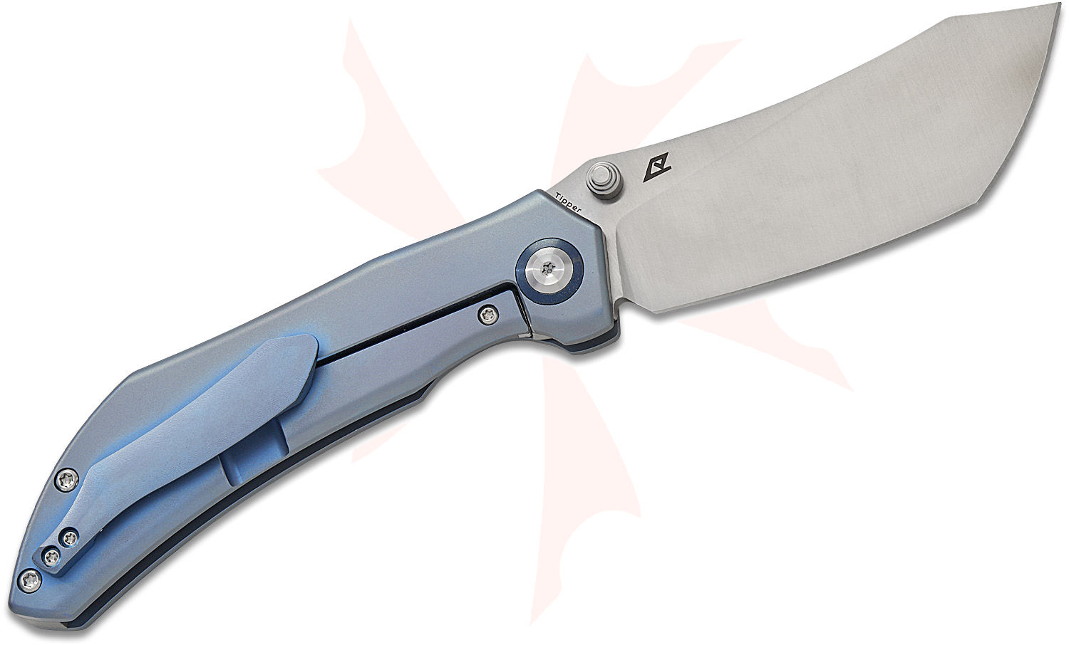 Kansept Knives Tipper Frame Lock Folding Knife 3.38" CPM-S35VN Satin ...