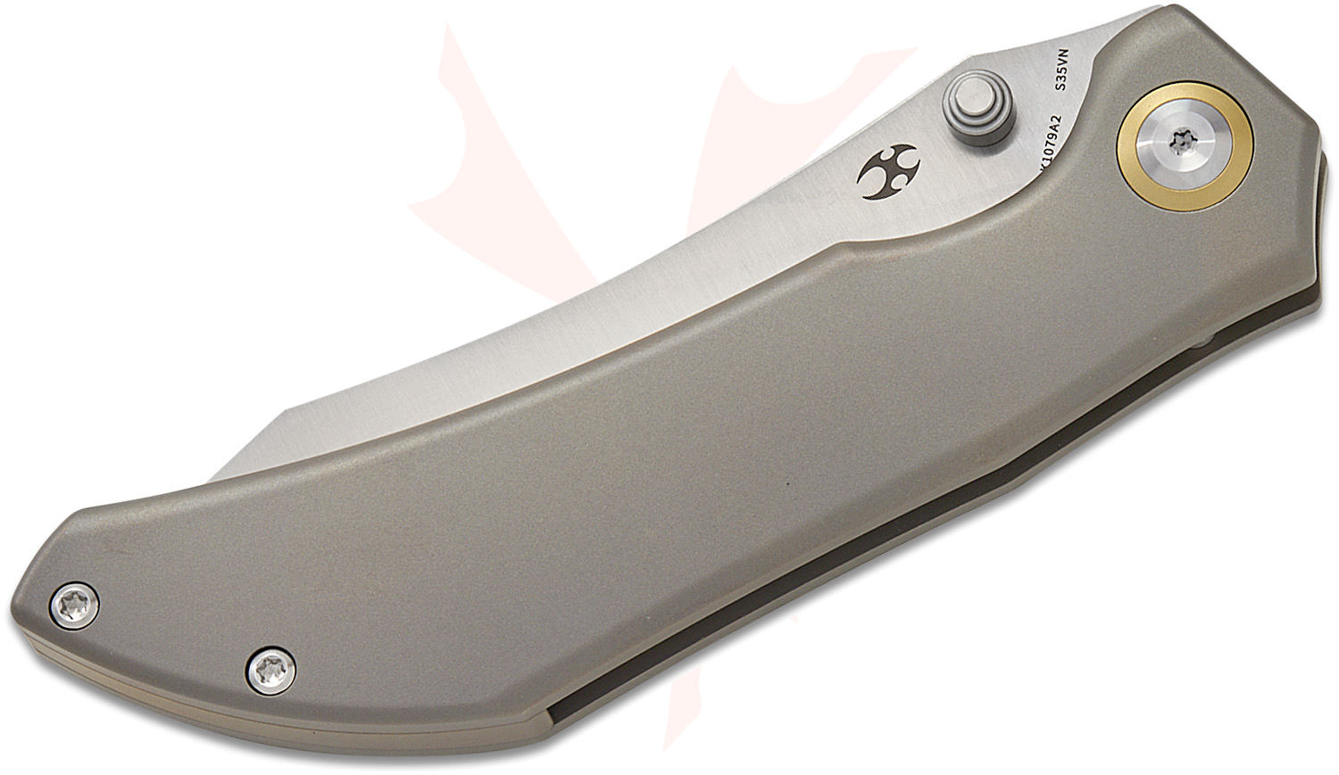 Kansept Knives Tipper Frame Lock Folding Knife 3.38" CPM-S35VN Satin ...