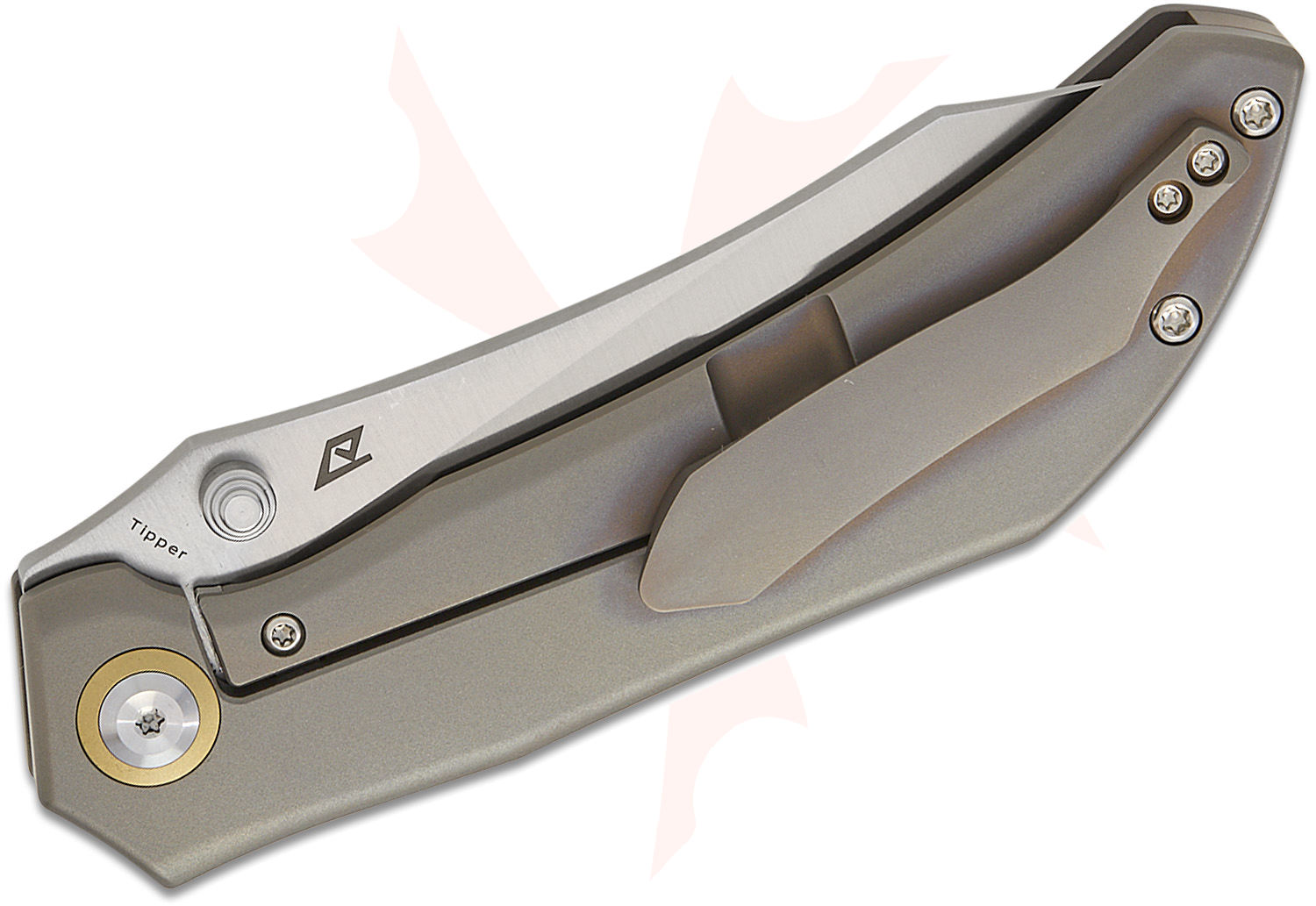 Kansept Knives Tipper Frame Lock Folding Knife 3.38" CPM-S35VN Satin ...