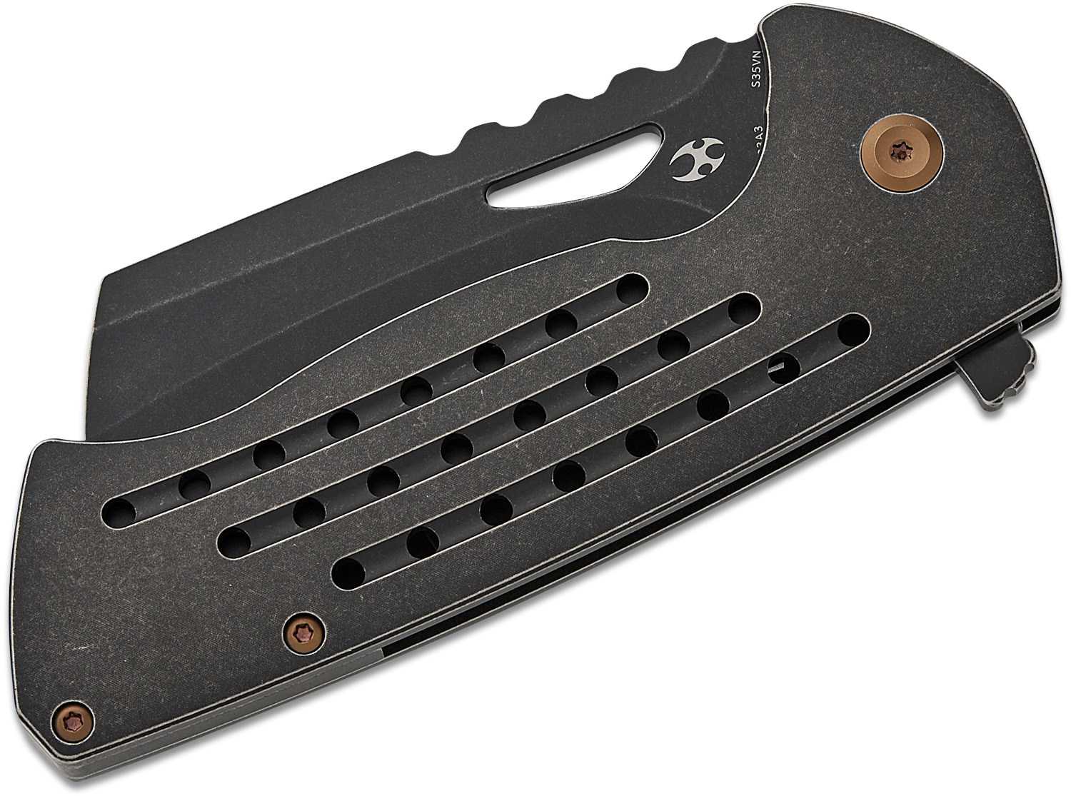 Kansept Knives Leviathan Limited Edition Flipper Knife 3.9" CPM-S35VN ...