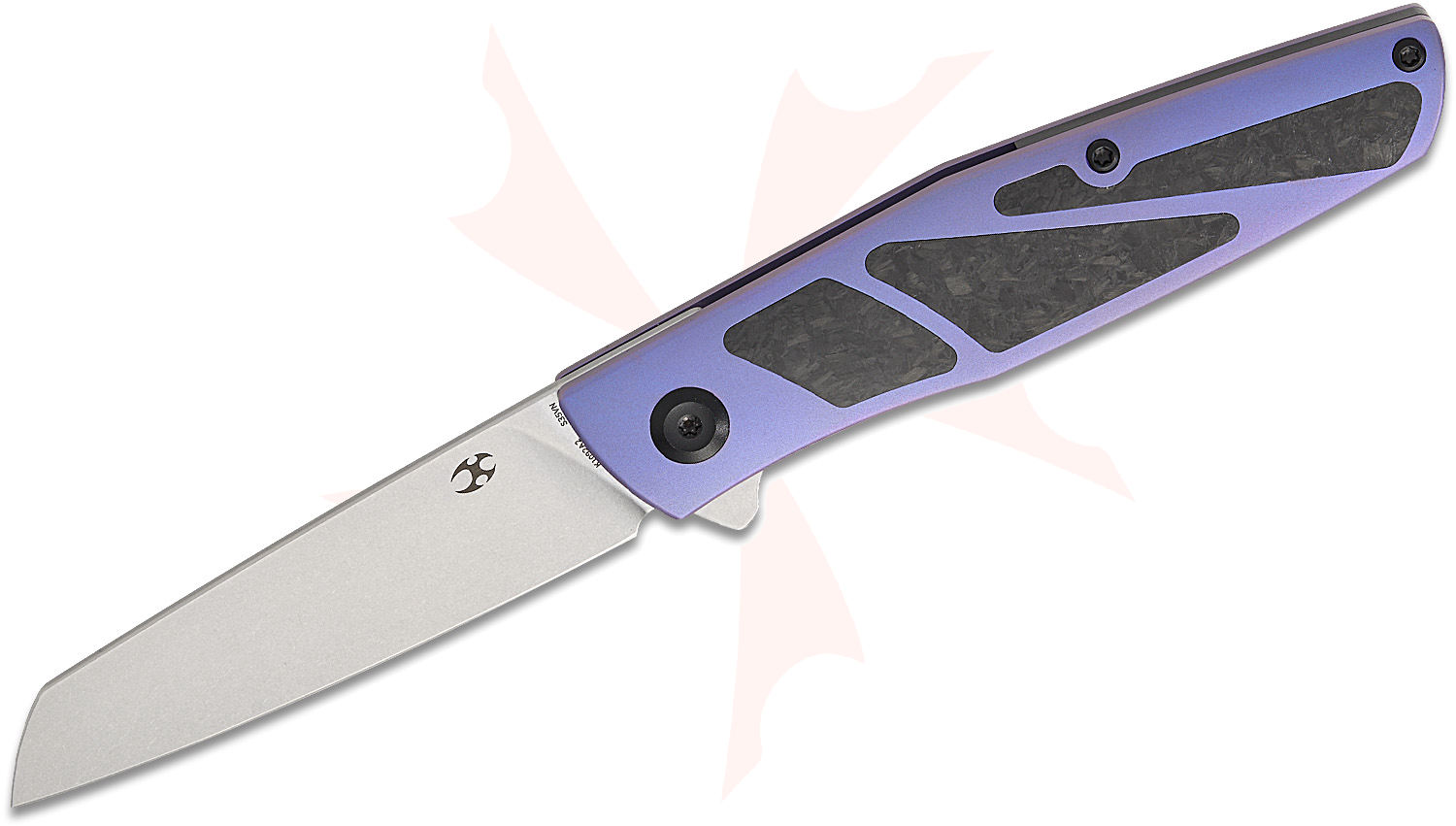 Kansept Knives Cru Flipper Knife 3.46" CPM-S35VN Stonewashed ...