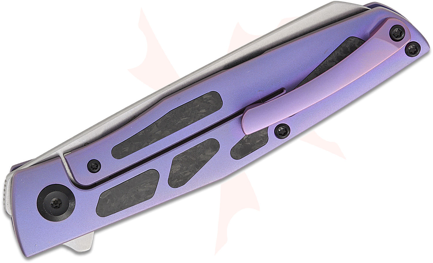 Kansept Knives Cru Flipper Knife 3.46" CPM-S35VN Stonewashed ...