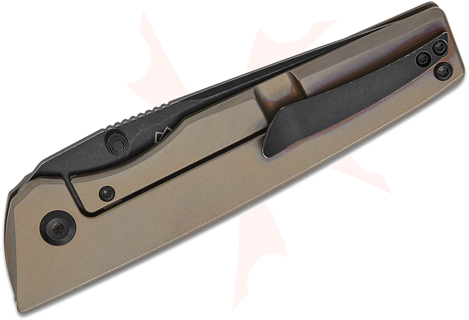Kansept Knives Chimera Frame Lock Folding Knife 3.15" CPM-S35VN Black ...