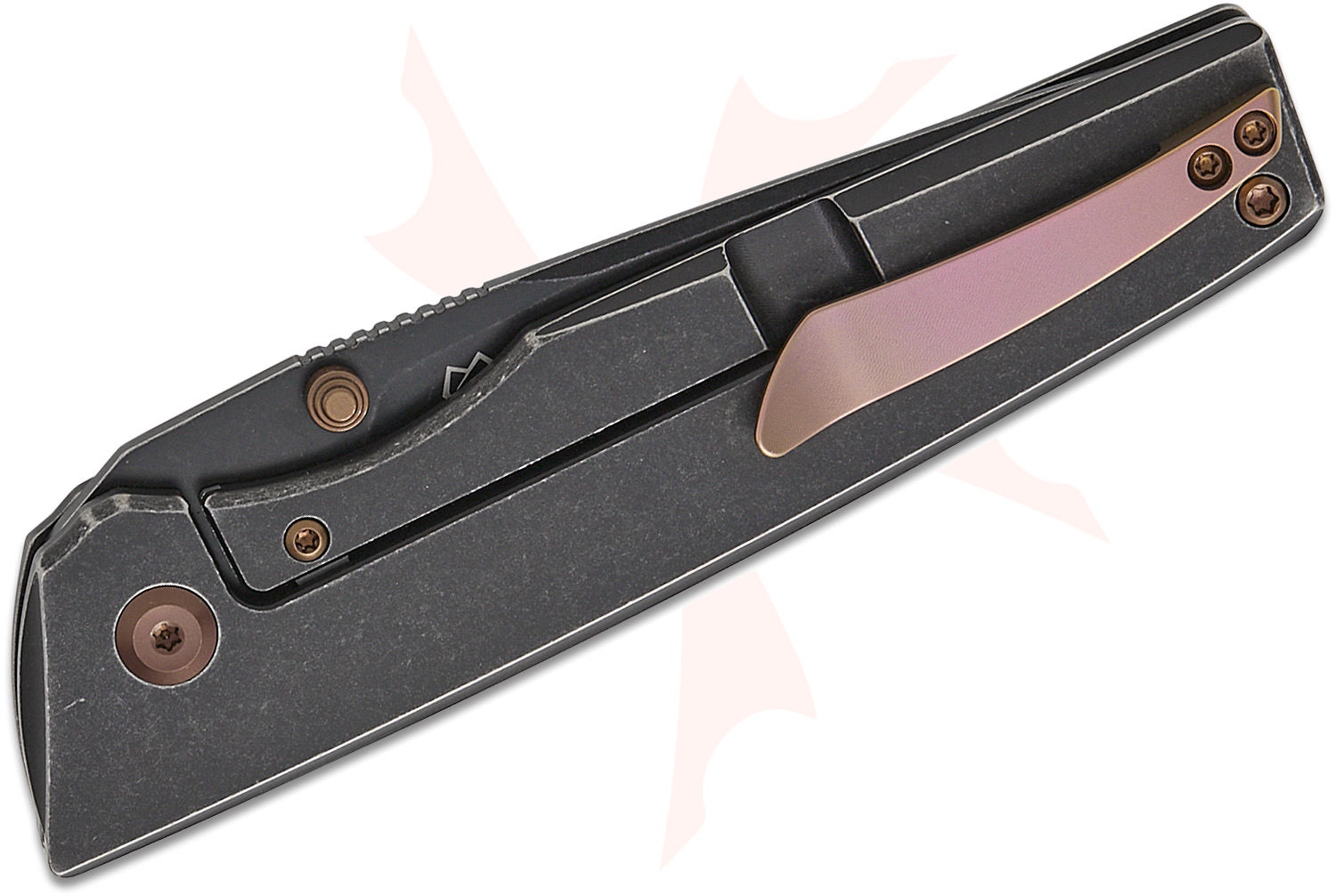 Kansept Knives Chimera Frame Lock Folding Knife 3.15" CPM-S35VN Black ...