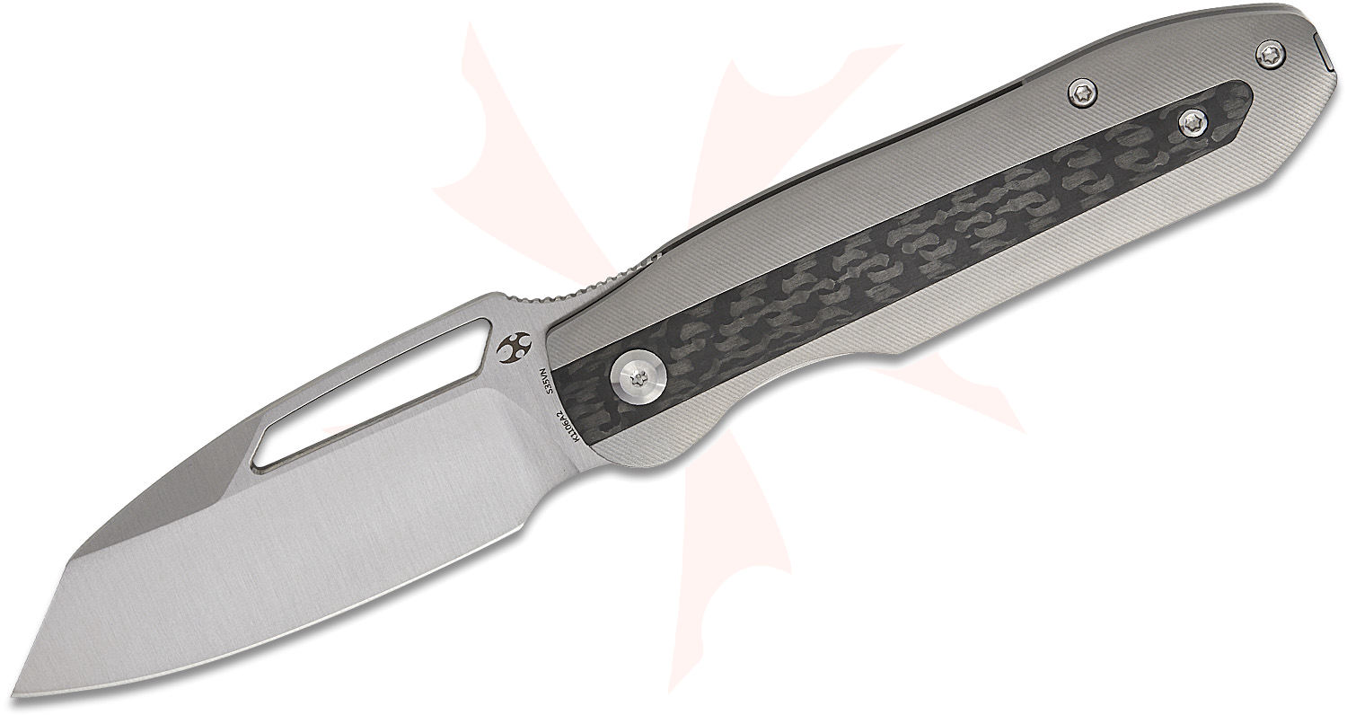 Kansept Knives Thunderhead Front Flipper Knife 3.58" CPM-S35VN Satin ...