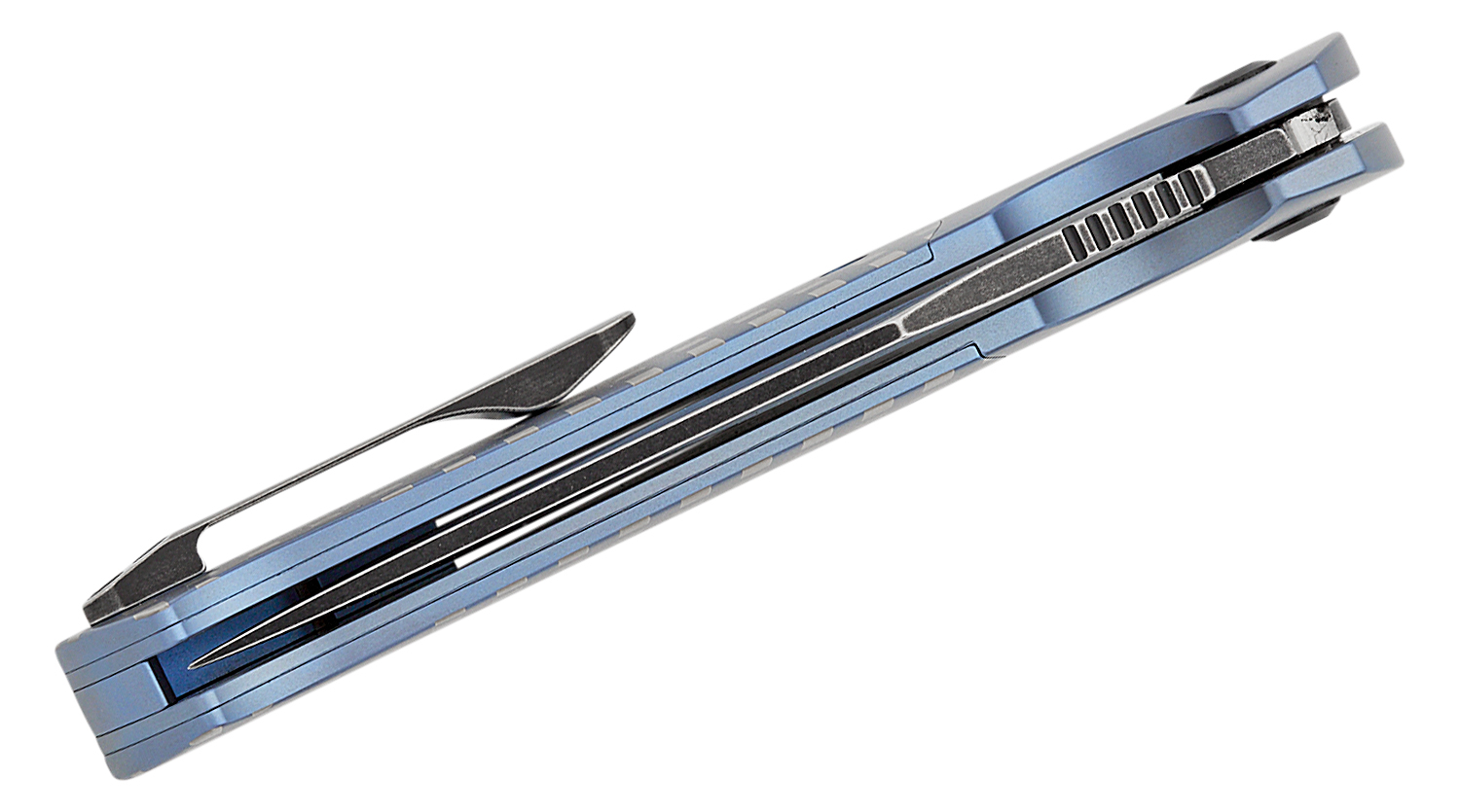 Kansept Knives Shikari SBL Button Lock Flipper Knife 3.56" S35VN Black ...