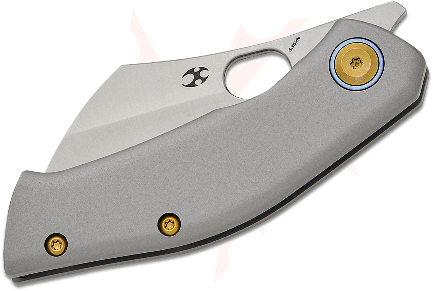 Kansept Knives Jonathan Shaw Osprey Frame Lock Front Flipper Knife 2.23 ...