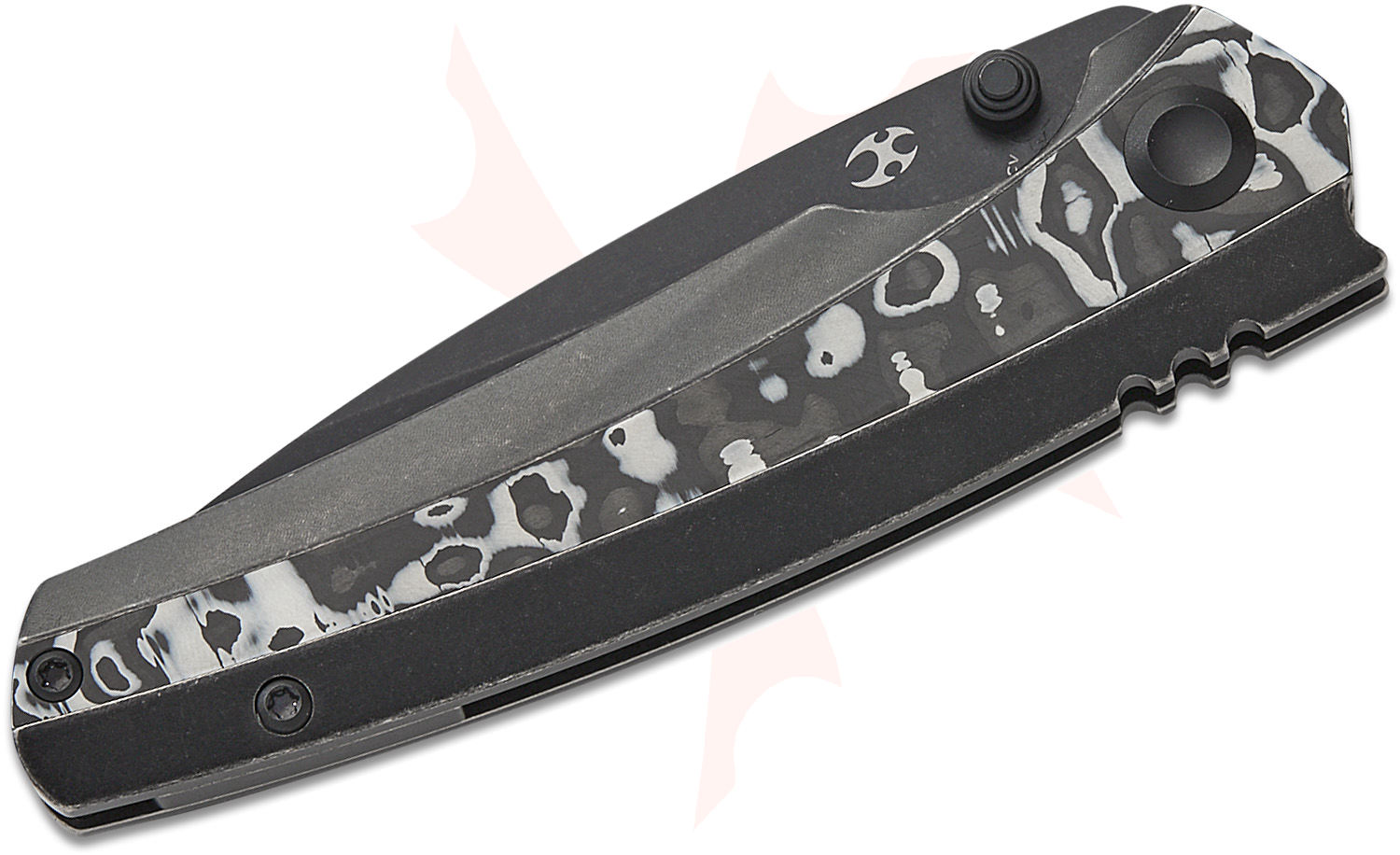 Kansept Knives Raven Frame Lock Folding Knife 3.13" CPM-20CV Black ...