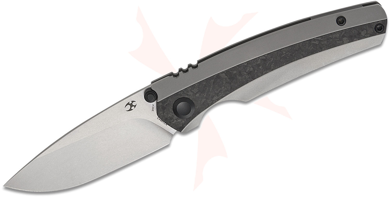 Kansept Knives Raven Frame Lock Folding Knife 3.13" CPM-20CV ...