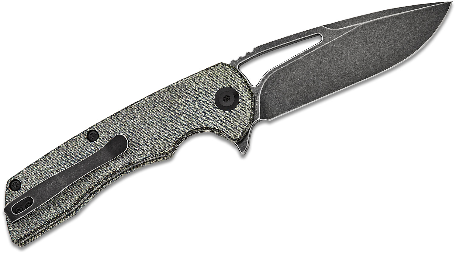 Kansept Knives Kryo Liner Lock Flipper Knife 3.58" 12C28N Black ...