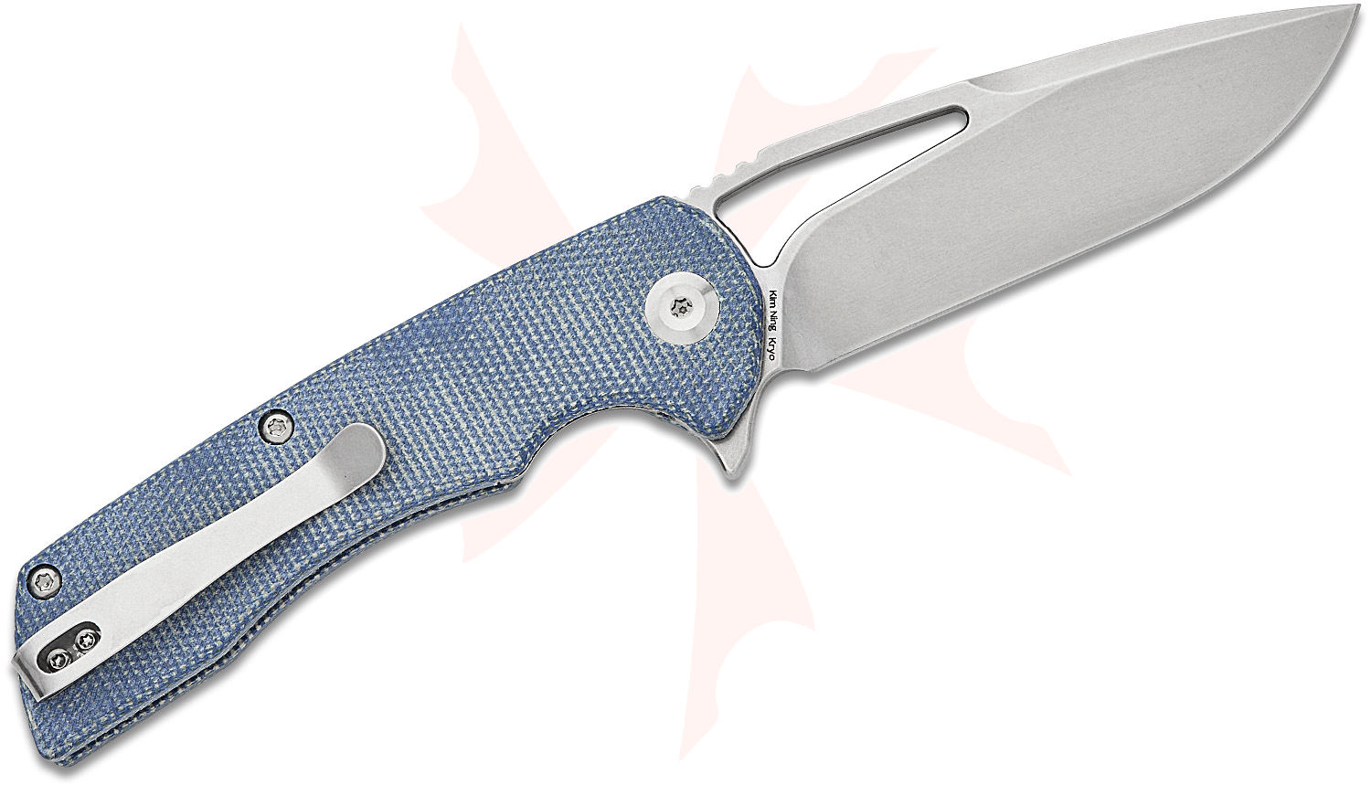 Kansept Knives Kryo Liner Lock Flipper Knife 3.58" 12C28N Stonewashed ...