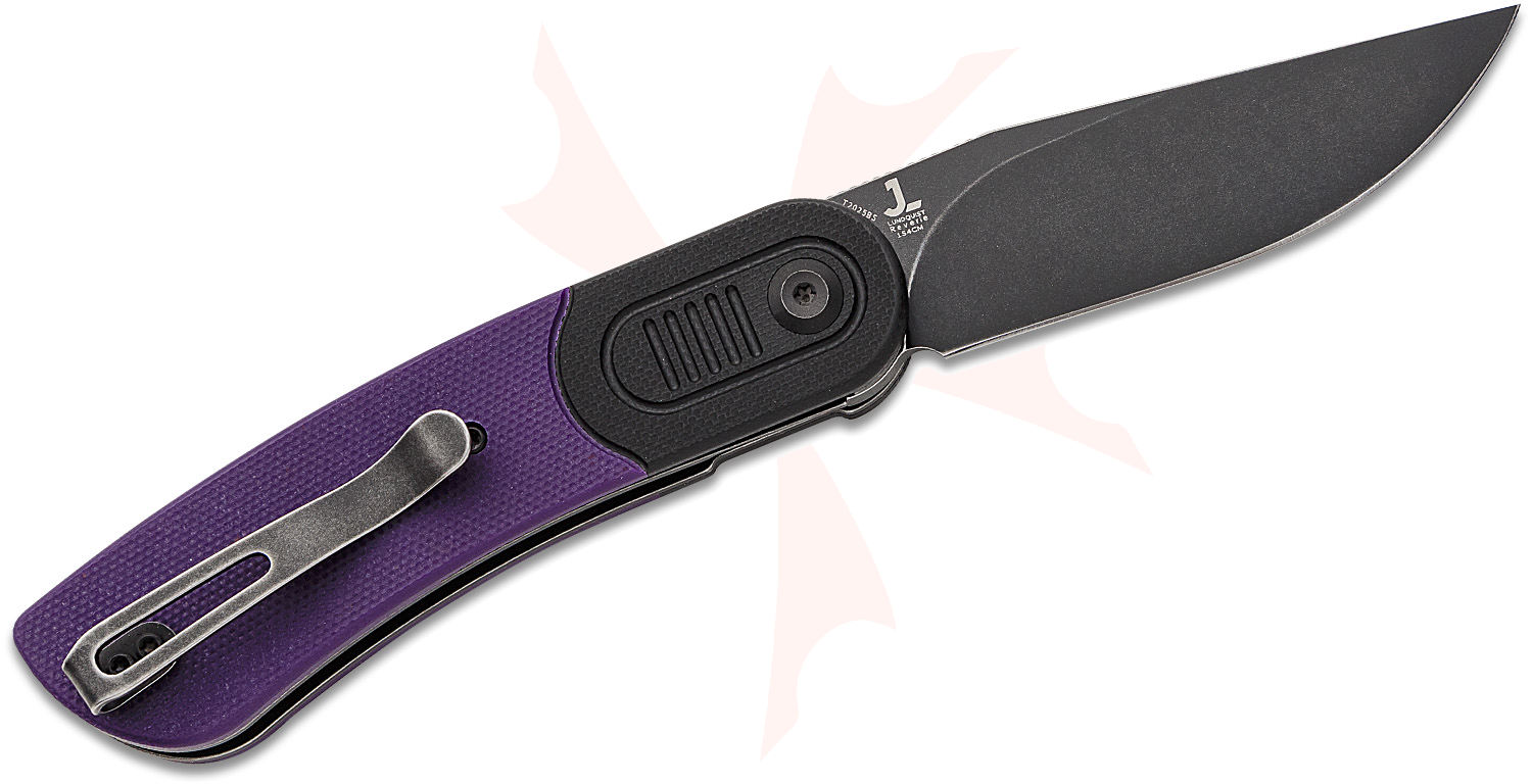 Kansept Knives Reverie Front Flipper 2.92" 154CM Black Stonewashed Clip ...
