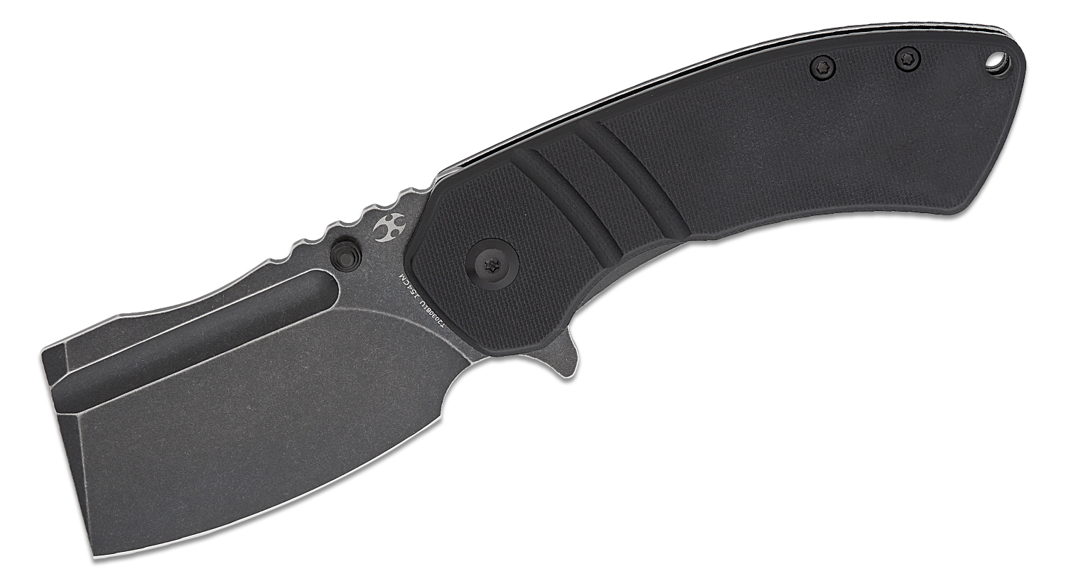 Kansept Knives Korvid M& Liner Lock Flipper Knife 3.07" 154CM Black ...