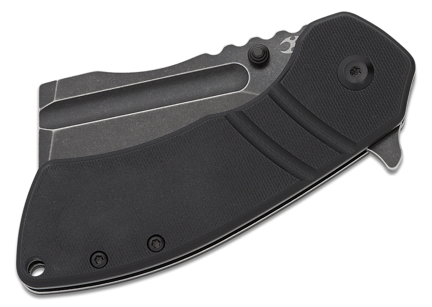 Kansept Knives Korvid M& Liner Lock Flipper Knife 3.07" 154CM Black ...