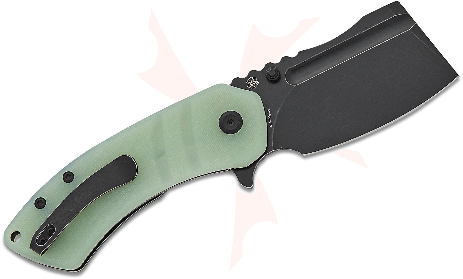 Kansept Knives Korvid M& Liner Lock Flipper Knife 3.07" 154CM Black ...