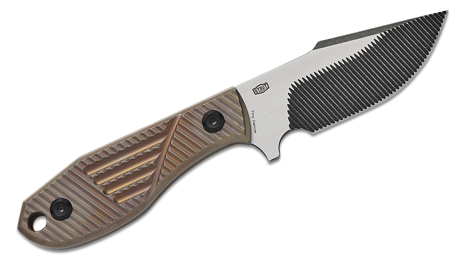Kansept Knives JB Stout Tiny Dancer Fixed Blade Knife 3.17" CPM-S35VN ...