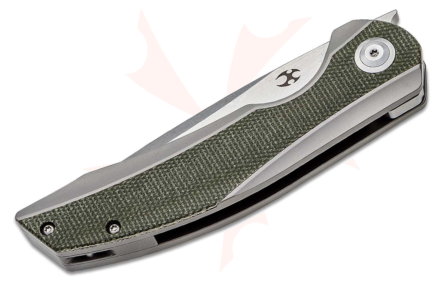 Kansept Knives Accipiter Front Flipper 3.50" CPM-S35VN Stonewashed Drop ...