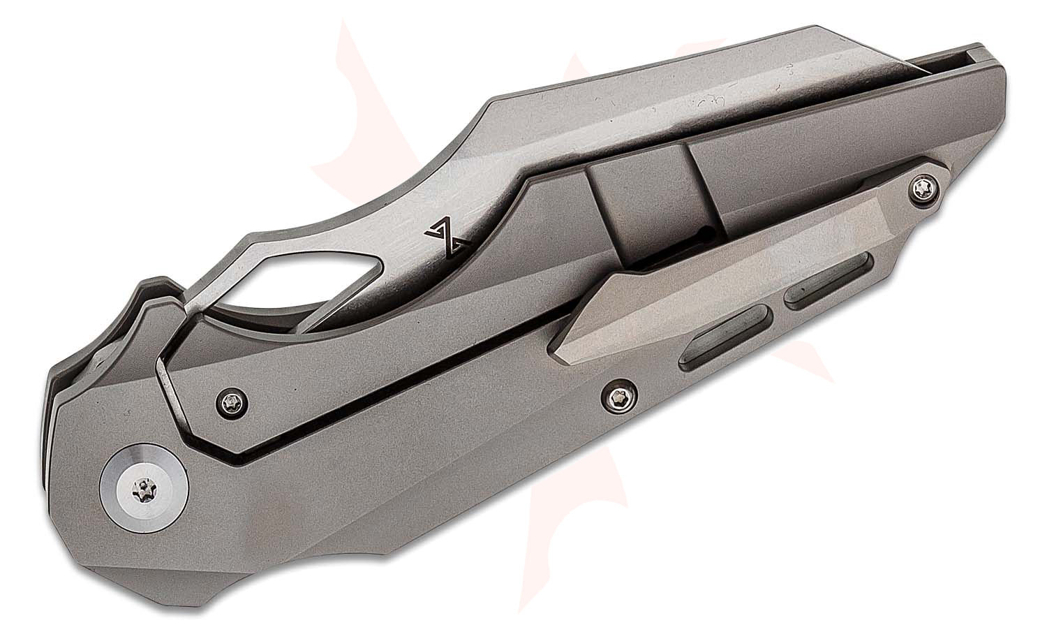 Kansept Knives Genesis Folding Knife 3.54" CPM-S35VN Stonewashed ...