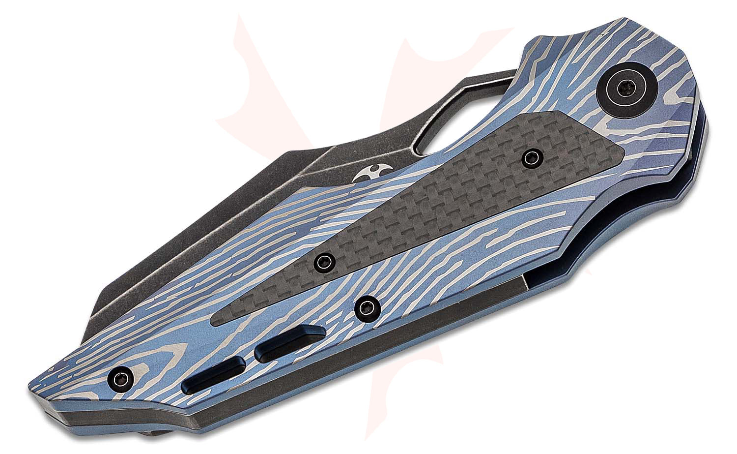 Kansept Knives Genesis Folding Knife 3.54" CPM-S35VN Black Stonewashed ...