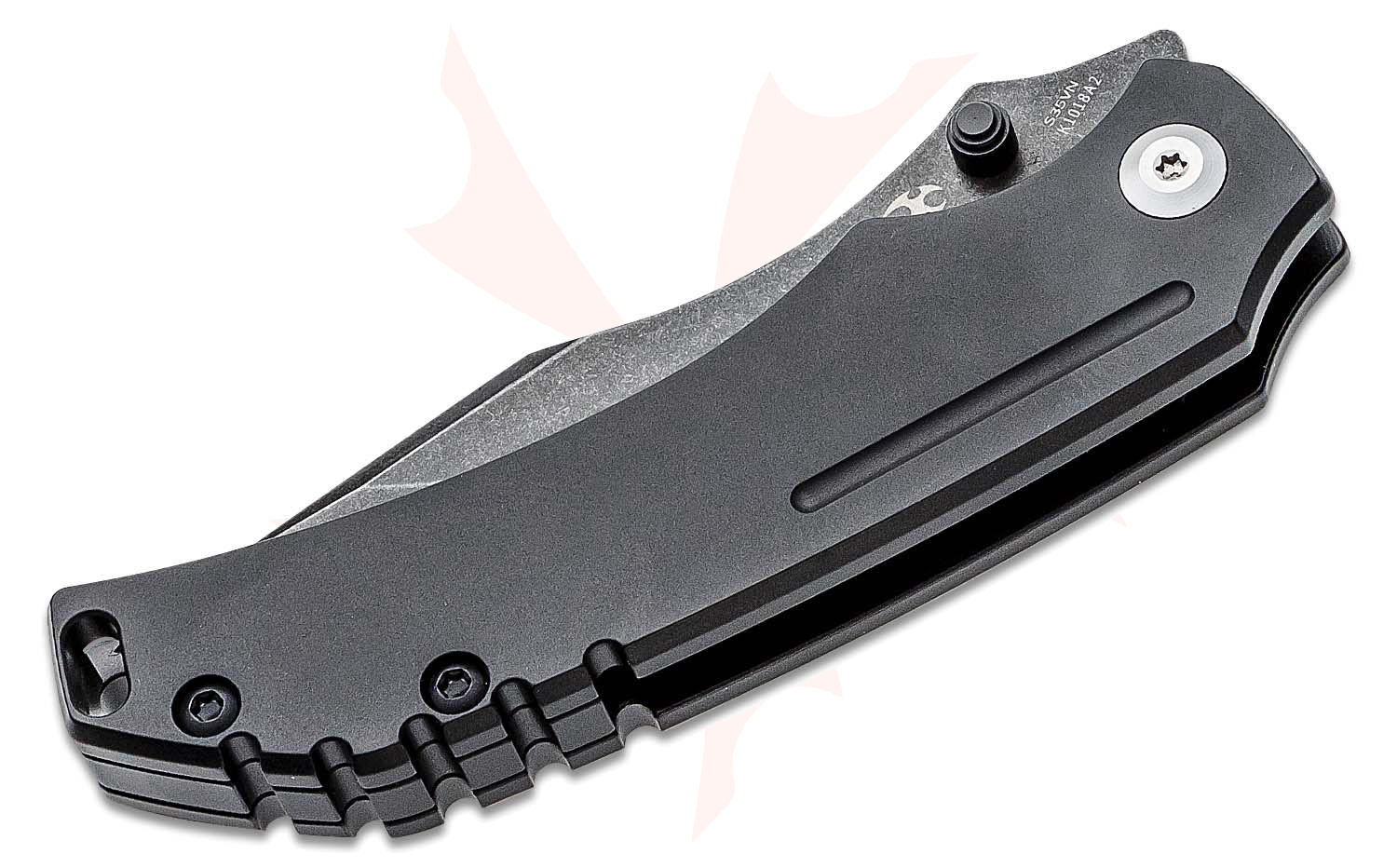 Kansept Knives Pelican EDC Folding Knife 3" CPM-S35VN Black Stonewashed ...
