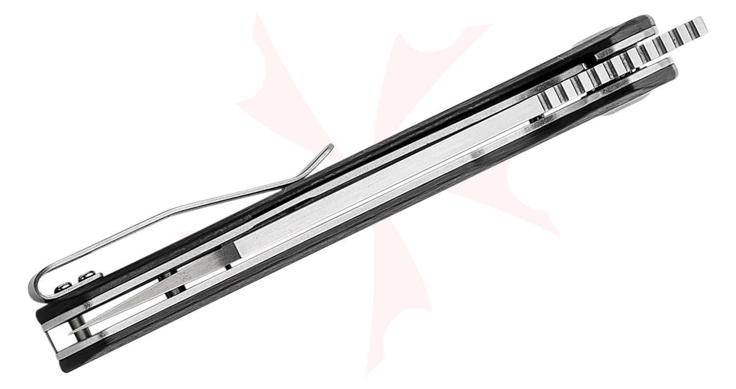 Kansept Knives Bulldozer Front Flipper Knife 3.56" S35VN Satin Reverse ...