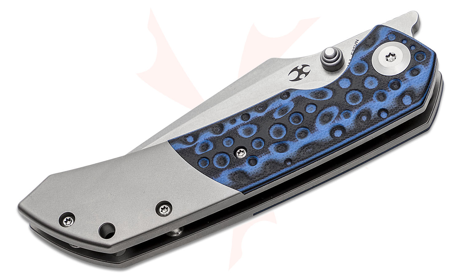 Kansept Knives Fenrir Front Flipper 3.48" CPM-S35VN Stonewashed Harpoon ...