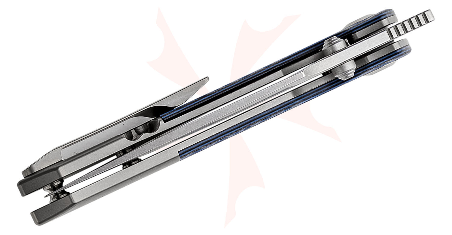 Kansept Knives Fenrir Front Flipper 3.48" CPM-S35VN Stonewashed Harpoon ...
