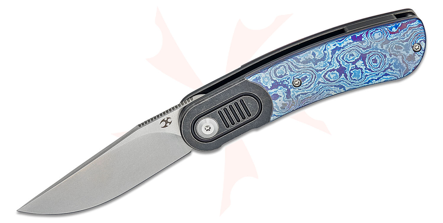 Kansept Knives Reverie Front Flipper 2.92" CPM-S35VN Stonewashed Clip ...