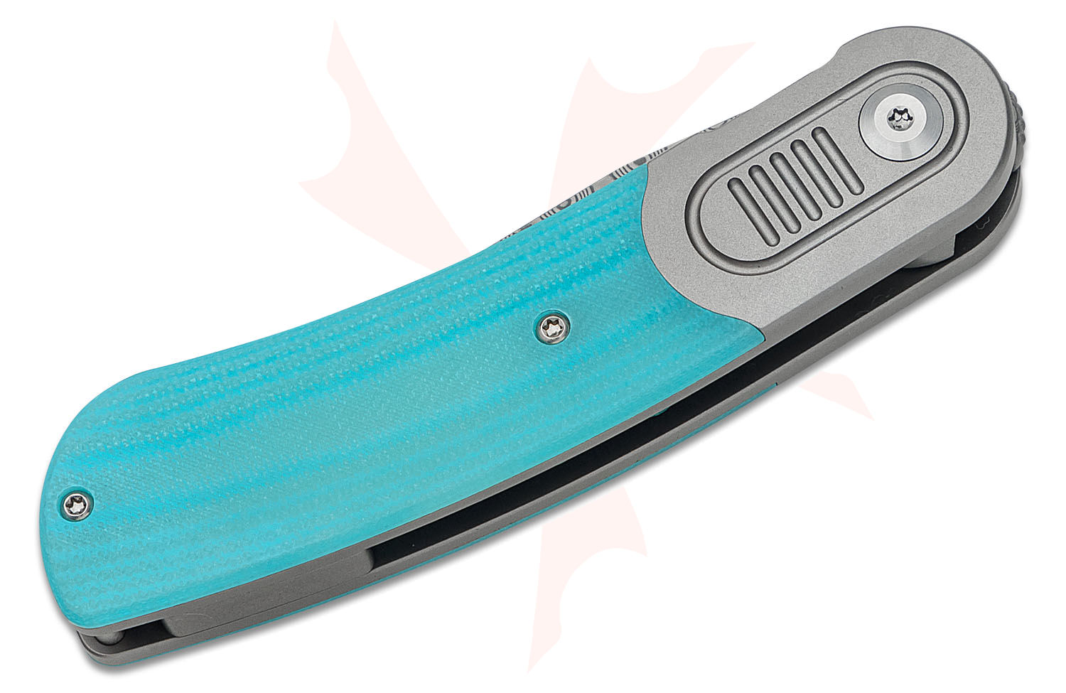 Kansept Knives Reverie Front Flipper 2.92" Damascus Clip Point Blade ...