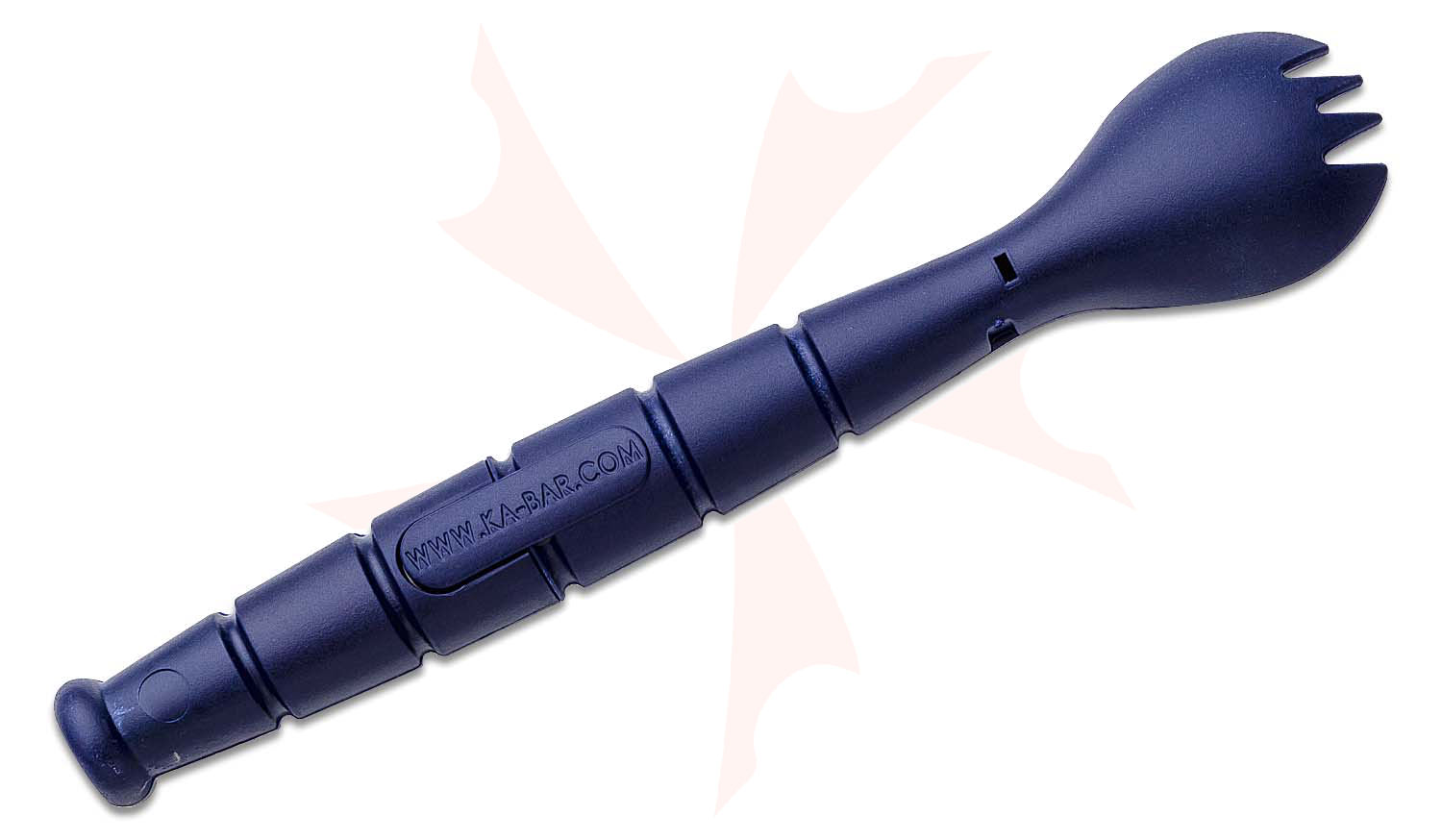 KA-BAR 9909USA All American Polymer Tactical Spork with Hidden Serrated ...