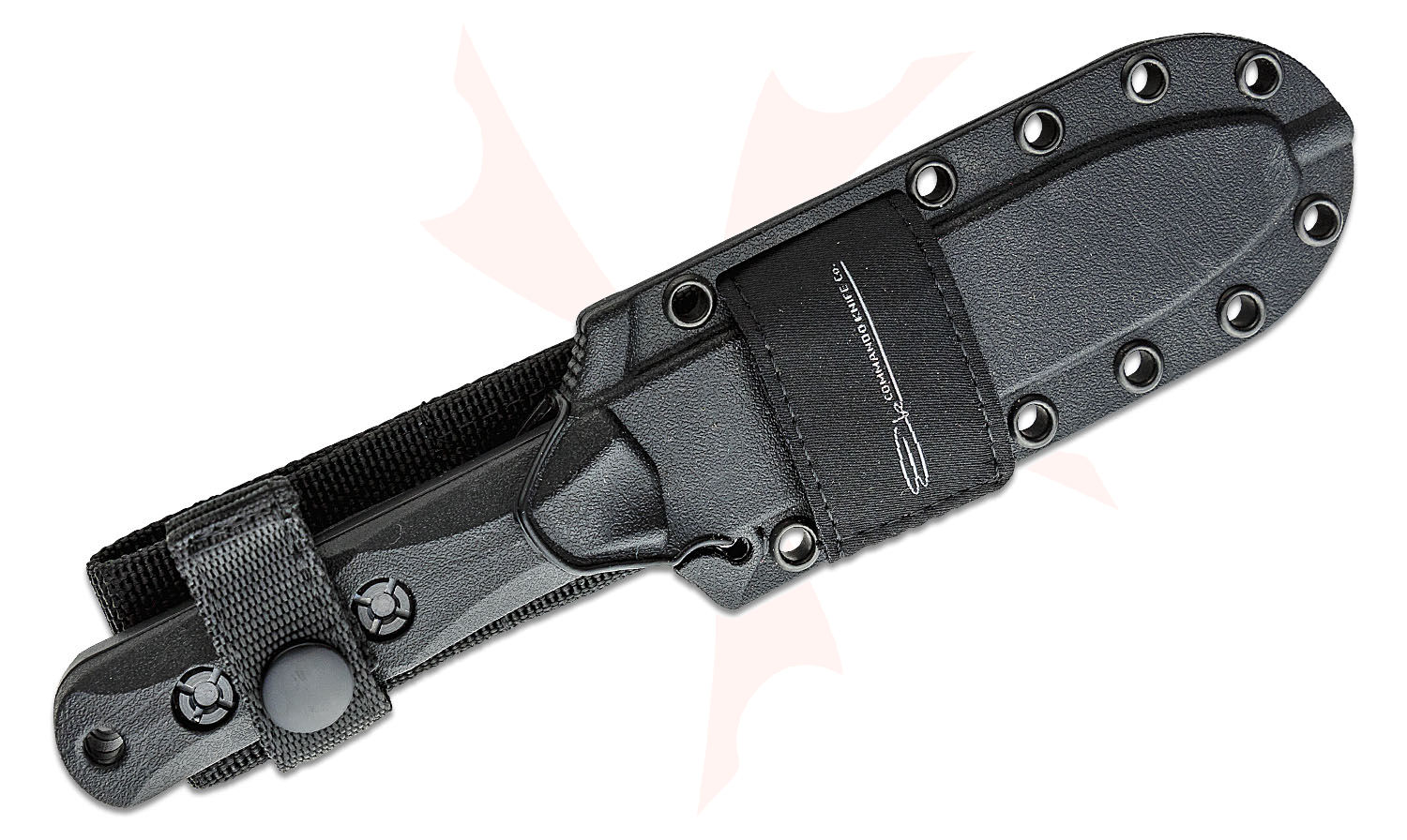 KA-BAR John Ek Commando Ek Model 50 Fixed 5.06" Black 1095 Clip Point ...