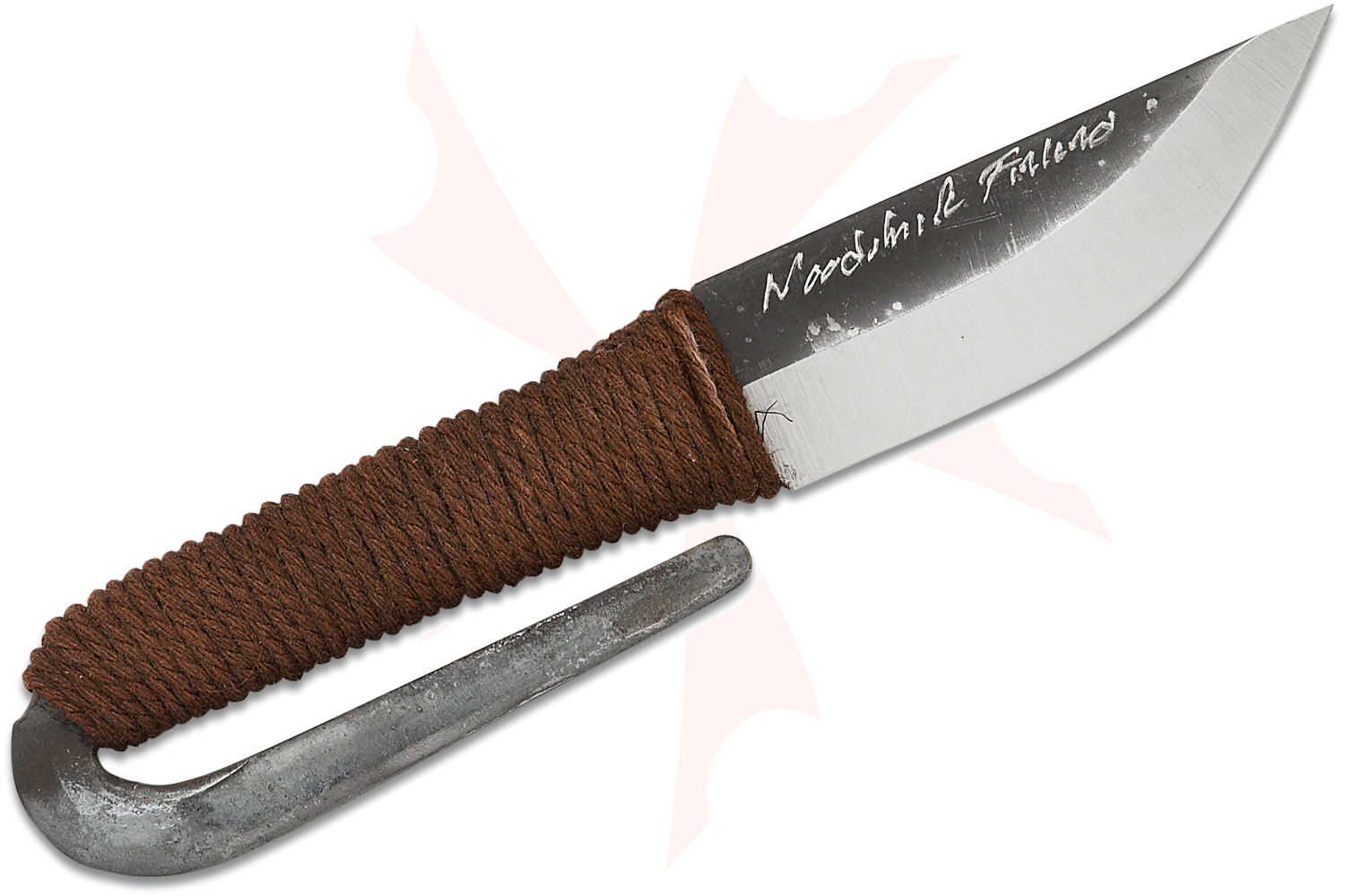 Kellam Knives HM10 Pocket Knife 2" Carbon Steel Blade, Sisal Wrapped ...