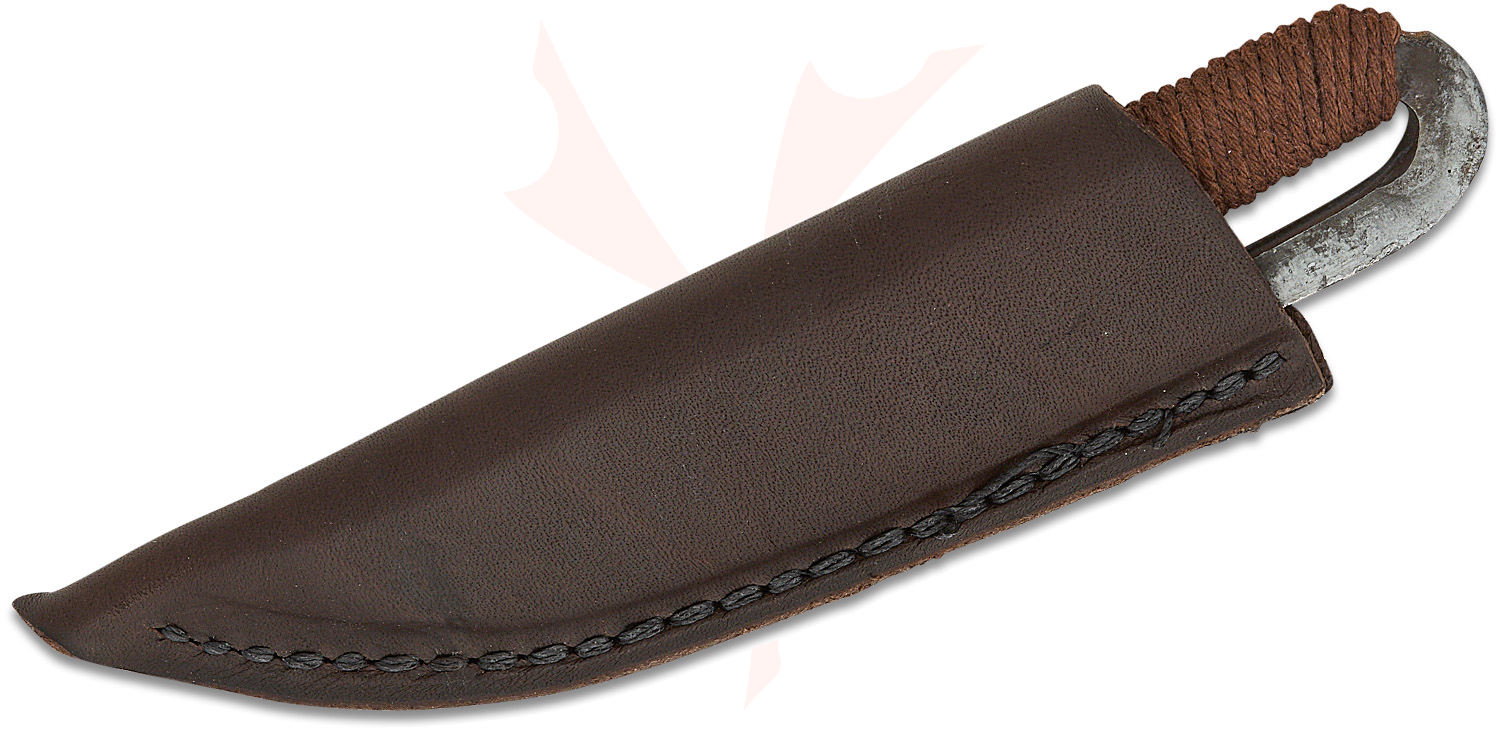 Kellam Knives HM10 Pocket Knife 2" Carbon Steel Blade, Sisal Wrapped ...