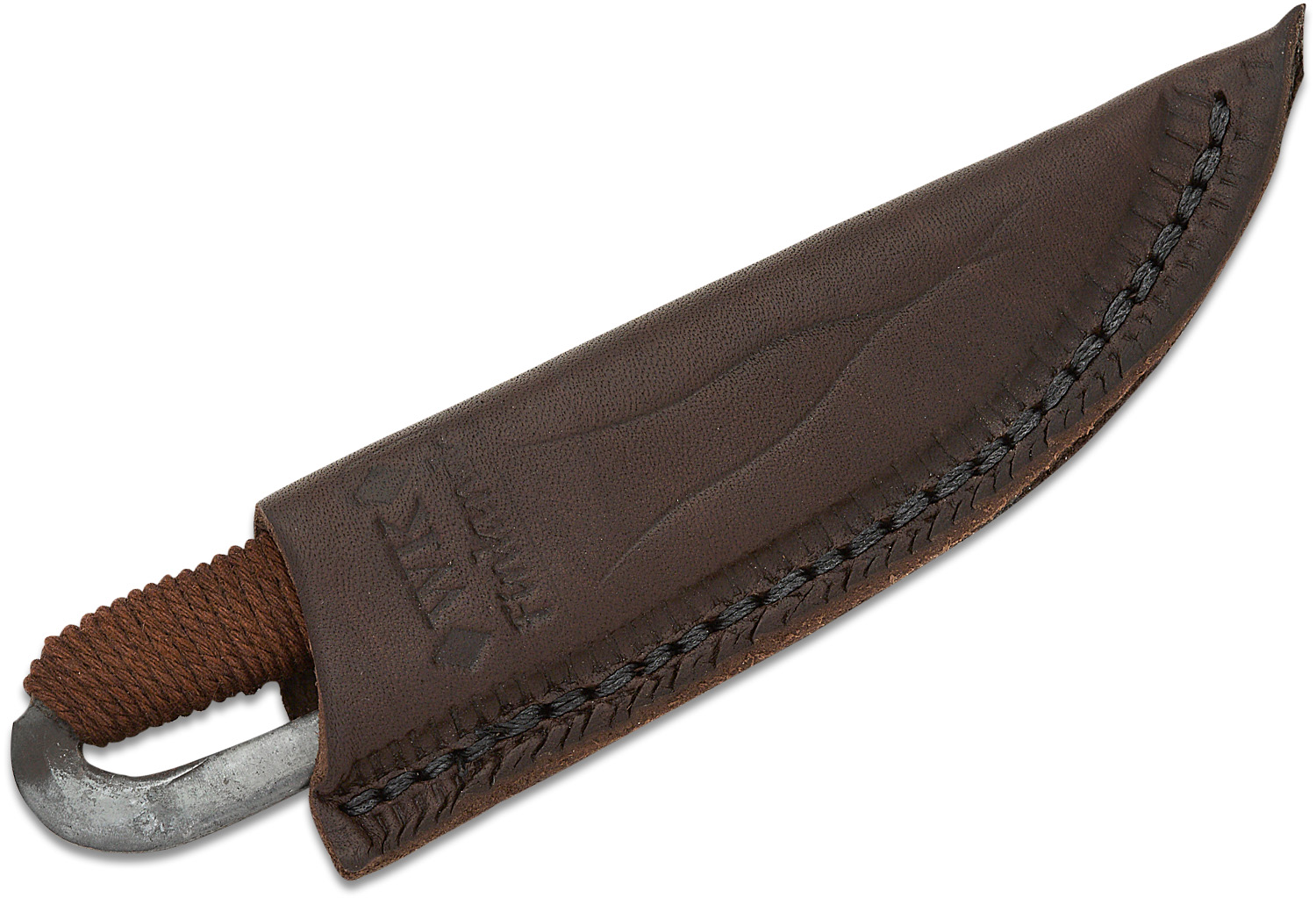 Kellam Knives HM10 Pocket Knife 2" Carbon Steel Blade, Sisal Wrapped ...