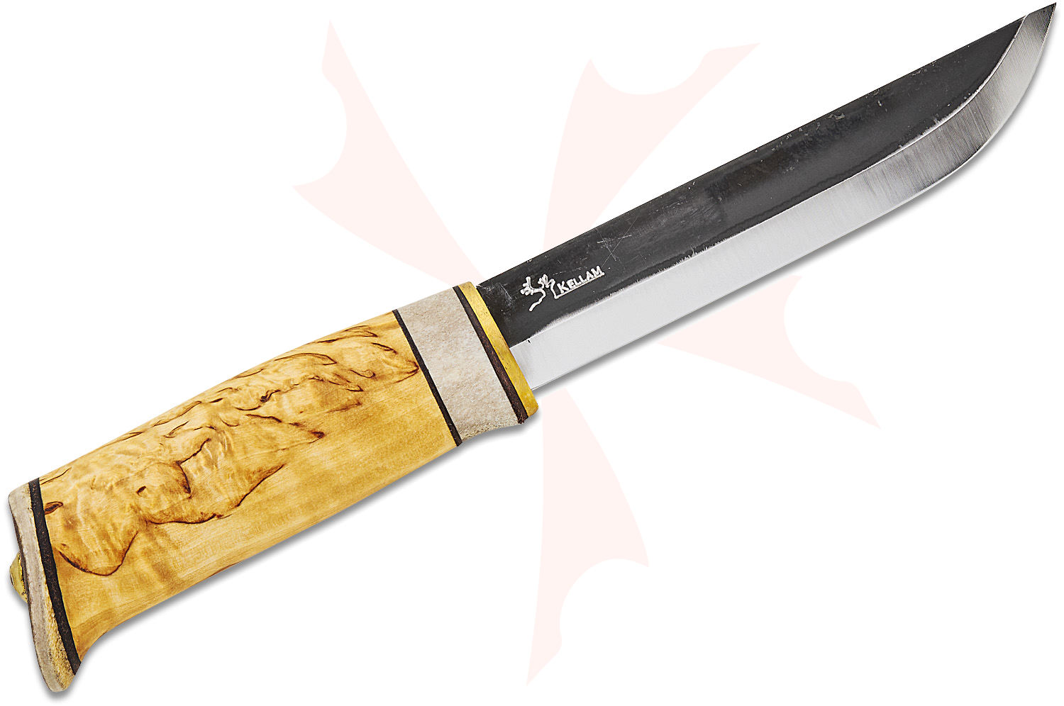 Kellam Knives Arctic Series Hunter Fixed Blade Knife 5.75" Two-Tone ...