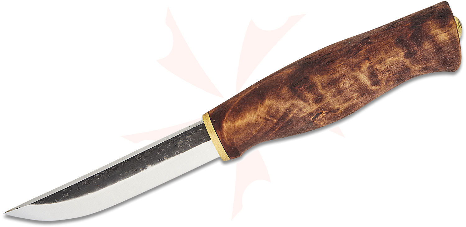 Kellam Knives Puukko Fixed Blade Knife 3.75" Two-Tone Carbon Steel ...