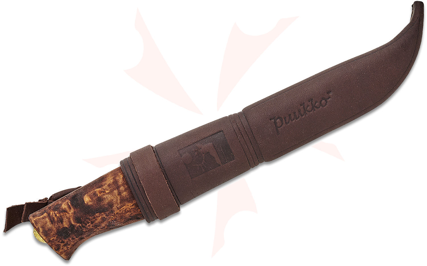 Kellam Knives Puukko Fixed Blade Knife 3.75" Two-Tone Carbon Steel ...