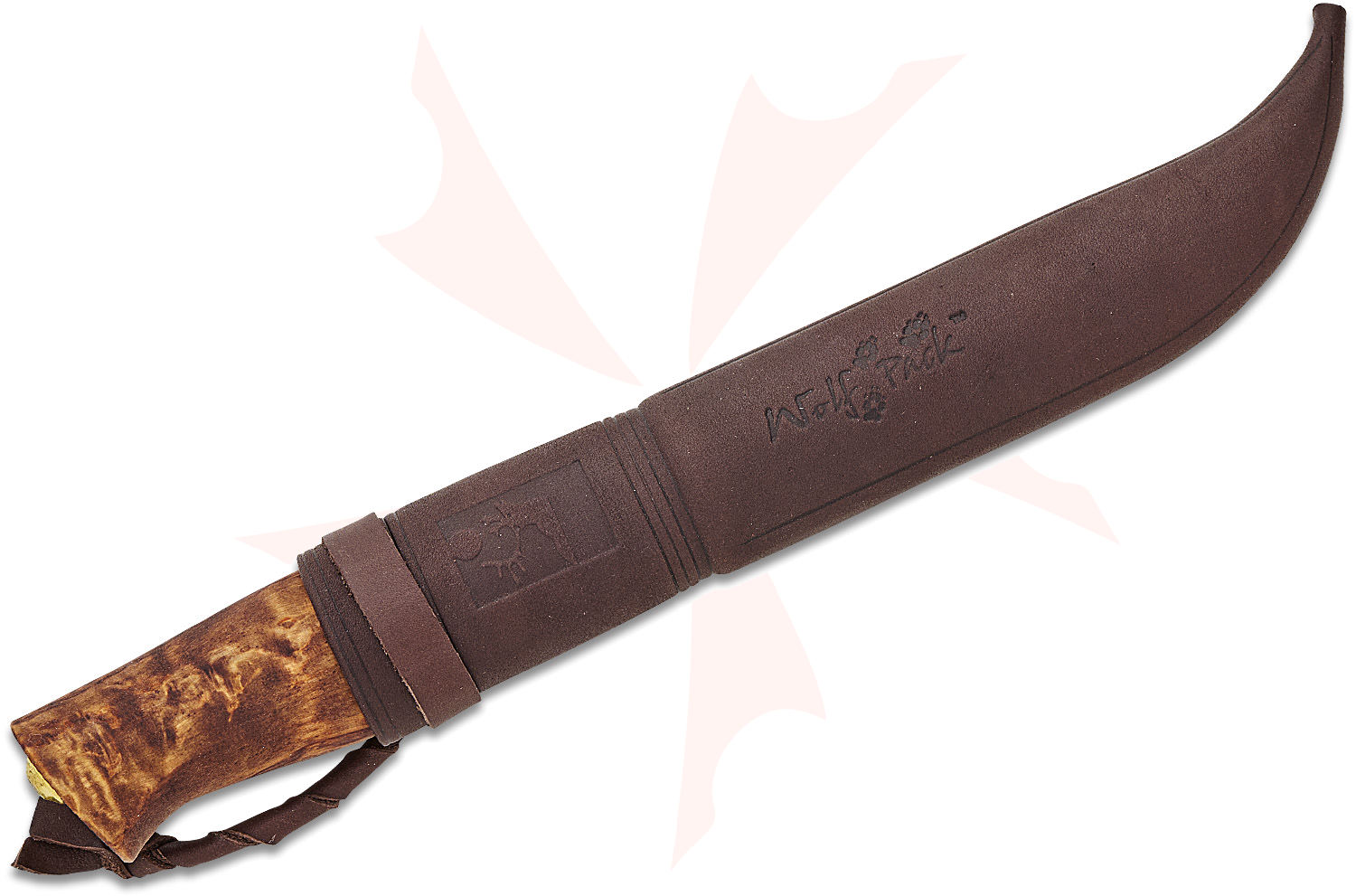 Kellam Knives Wolf Pack Tracker Fixed Blade Knife 5.7" Two-Tone Carbon ...