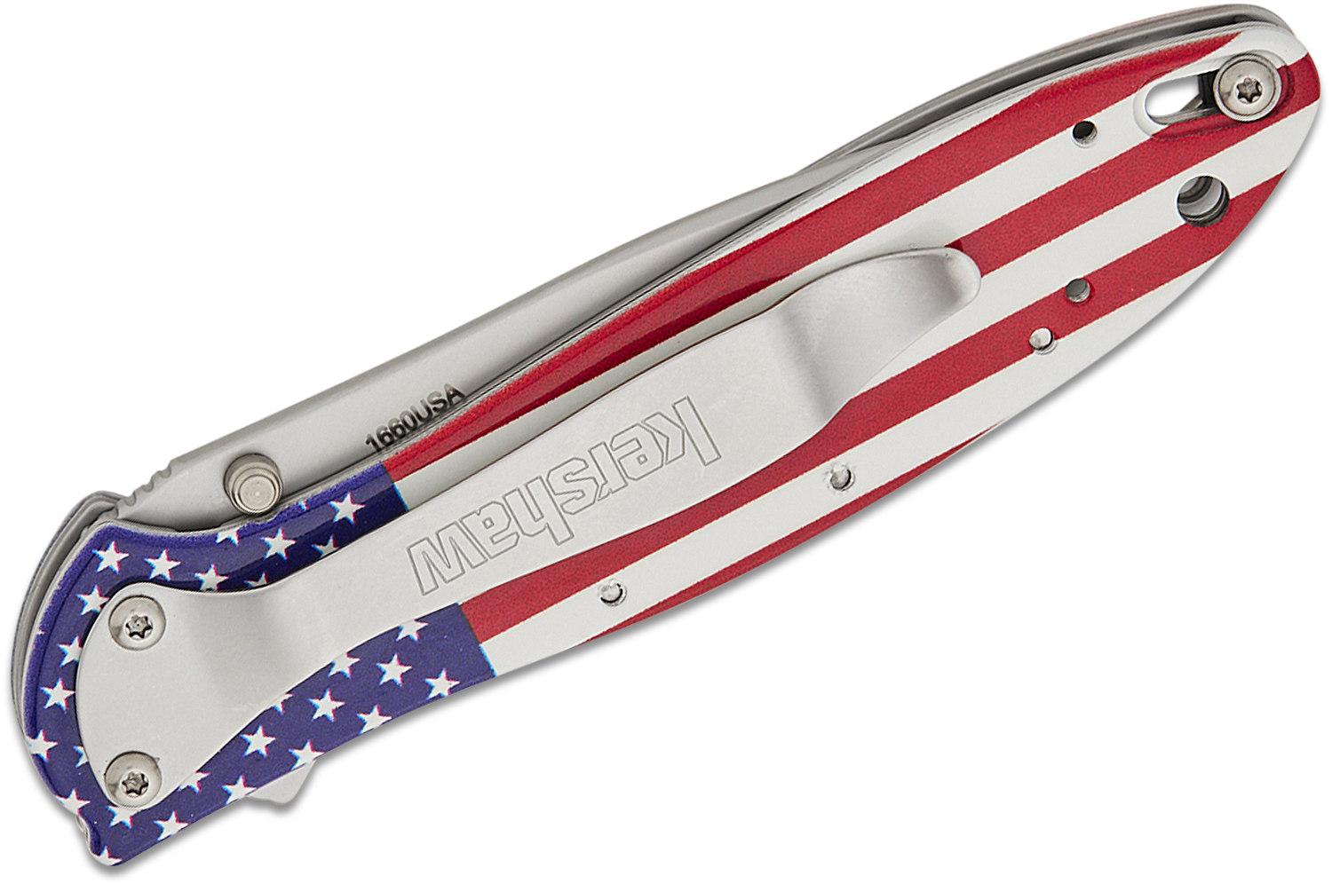 Kershaw 1660USA Ken Onion Leek CCI Assisted Liner Lock Flipper Knife 3 ...