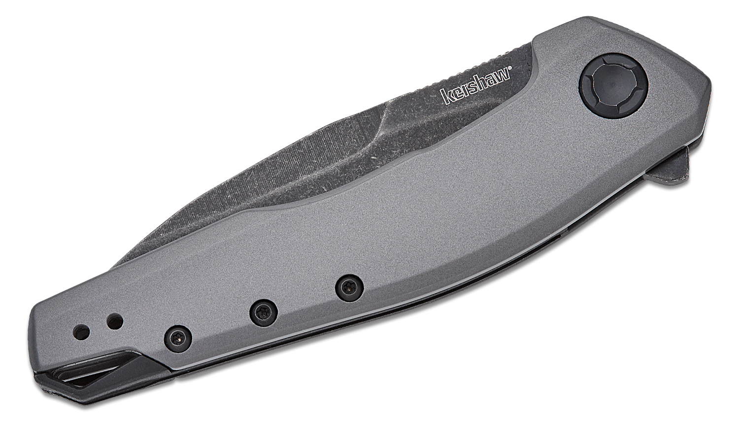 Kershaw 1815 Sanctum Assisted Frame Lock Flipper Knife 2.98" BlackWash ...