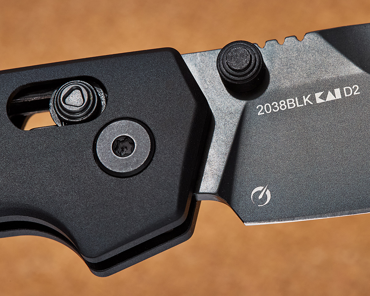 Kershaw 2038BLK Iridium DuraLock KVT Folding Knife 3.4" D2 Black PVD ...