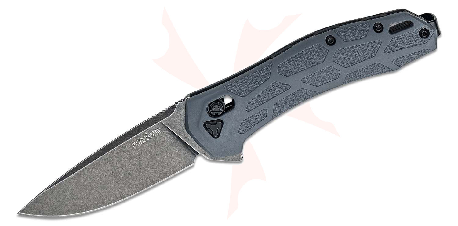 Kershaw 2042 Covalent DuraLock KVT Flipper Knife 3.2" D2 BlackWashed ...