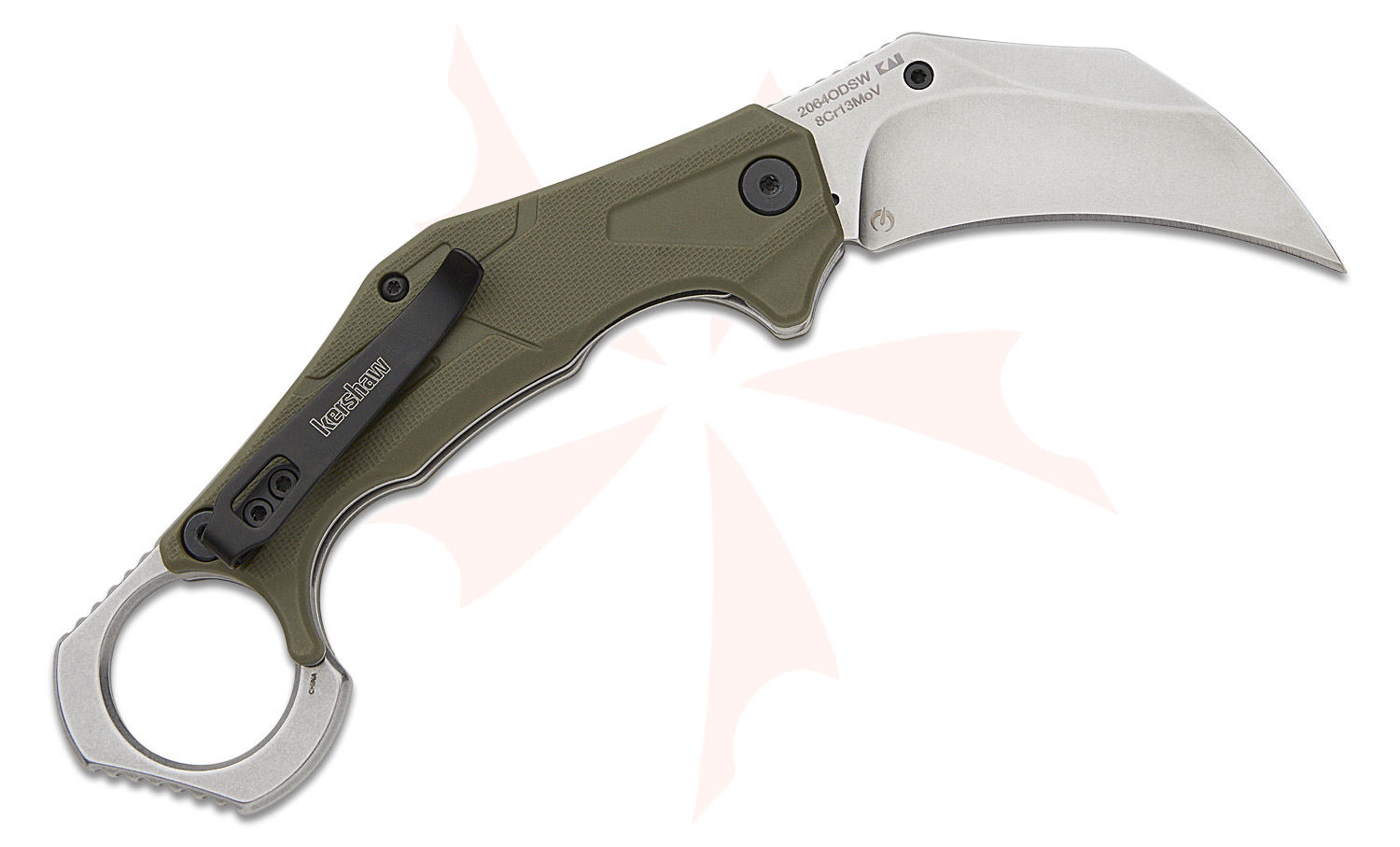 Kershaw 2064ODSW Outlier Assisted Liner Lock Flipper Knife 2.6 ...