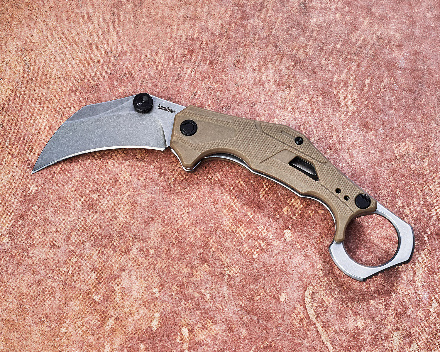 Kershaw 2064TANSW Outlier Assisted Liner Lock Flipper Knife 2.6 ...